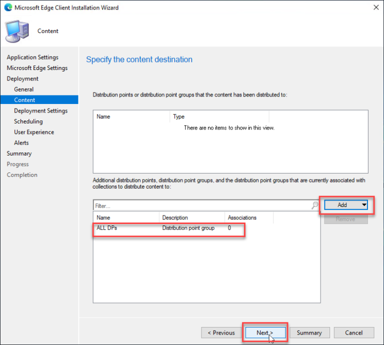 Microsoft Edge auf Windows Server 2019 mit ConfigMgr installieren ...