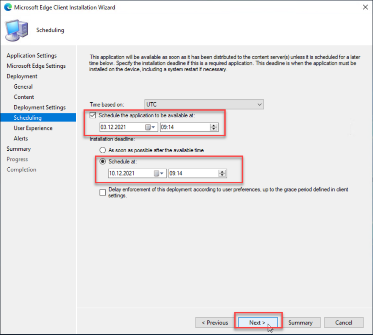Microsoft Edge auf Windows Server 2019 mit ConfigMgr installieren ...