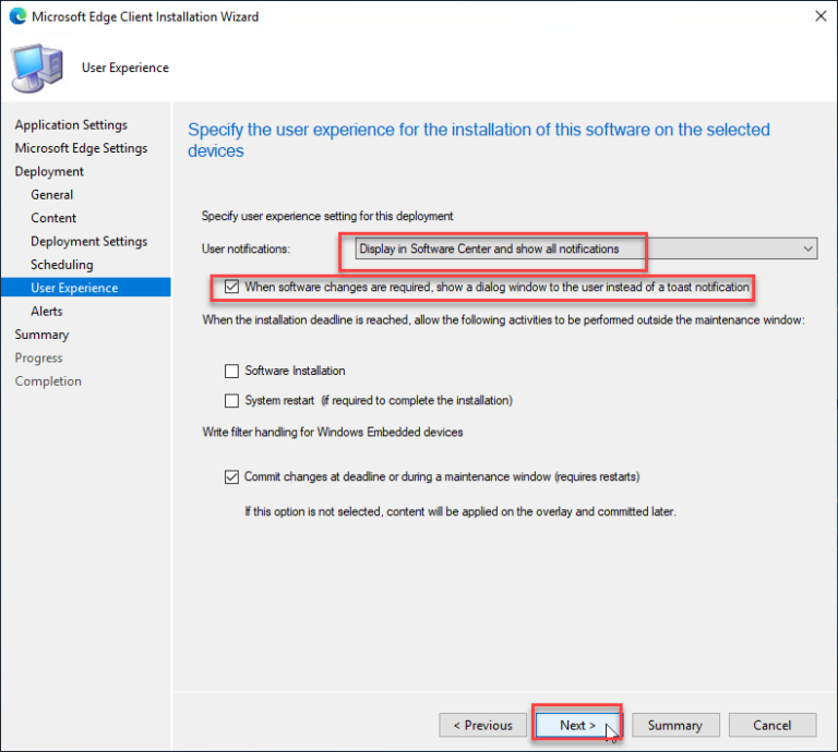 Microsoft Edge auf Windows Server 2019 mit ConfigMgr installieren ...